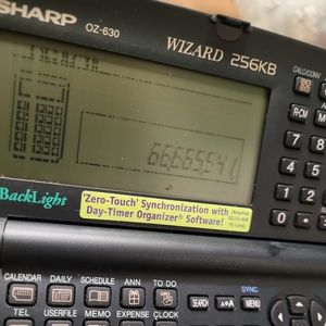 Sharp | Other | Sharp Wizard Oz63 Black 256 Kb Personal Information ...